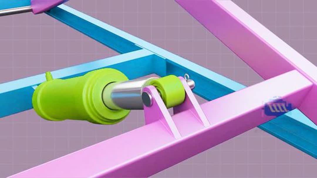 液压摩托车举升机,见识这个巧妙机构的运行原理!