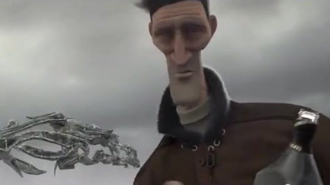 奇怪动画《酒精怪物》结束