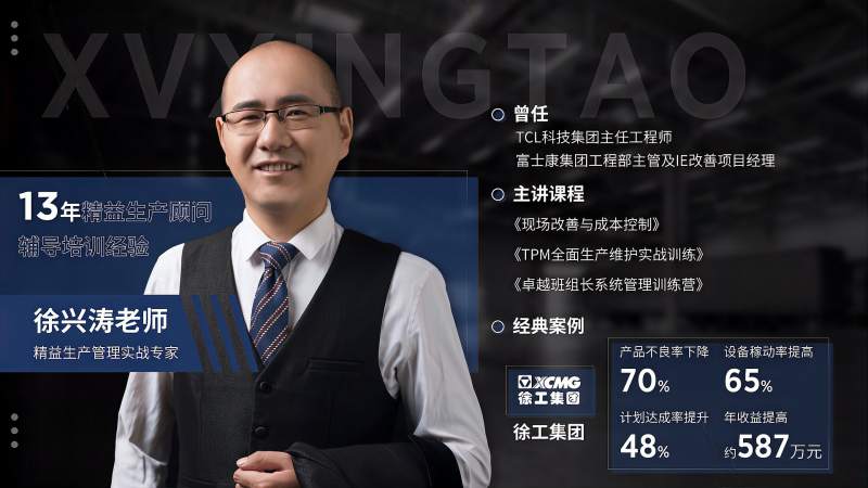 精益生产管理实战专家徐兴涛《精益思维》