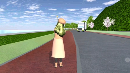 樱花校园模拟器水视频:长头美卡建筑展示