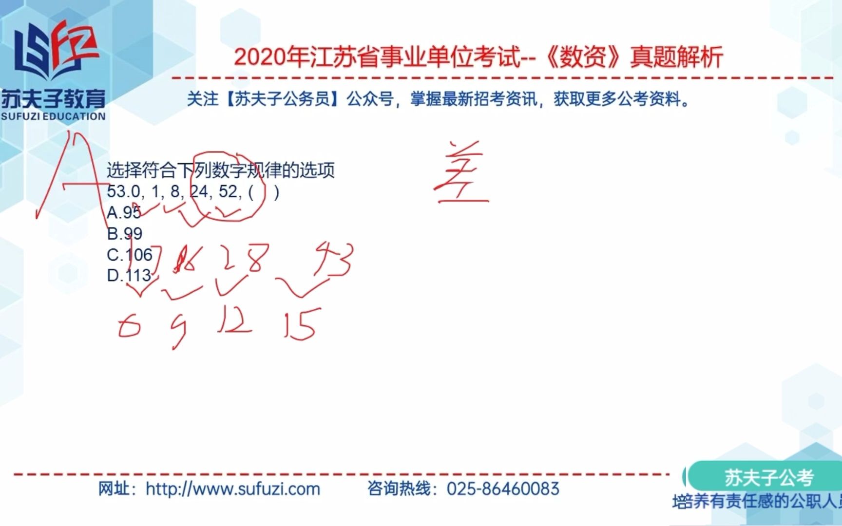2020年江苏事业单位考试《数资》第53题真题解析