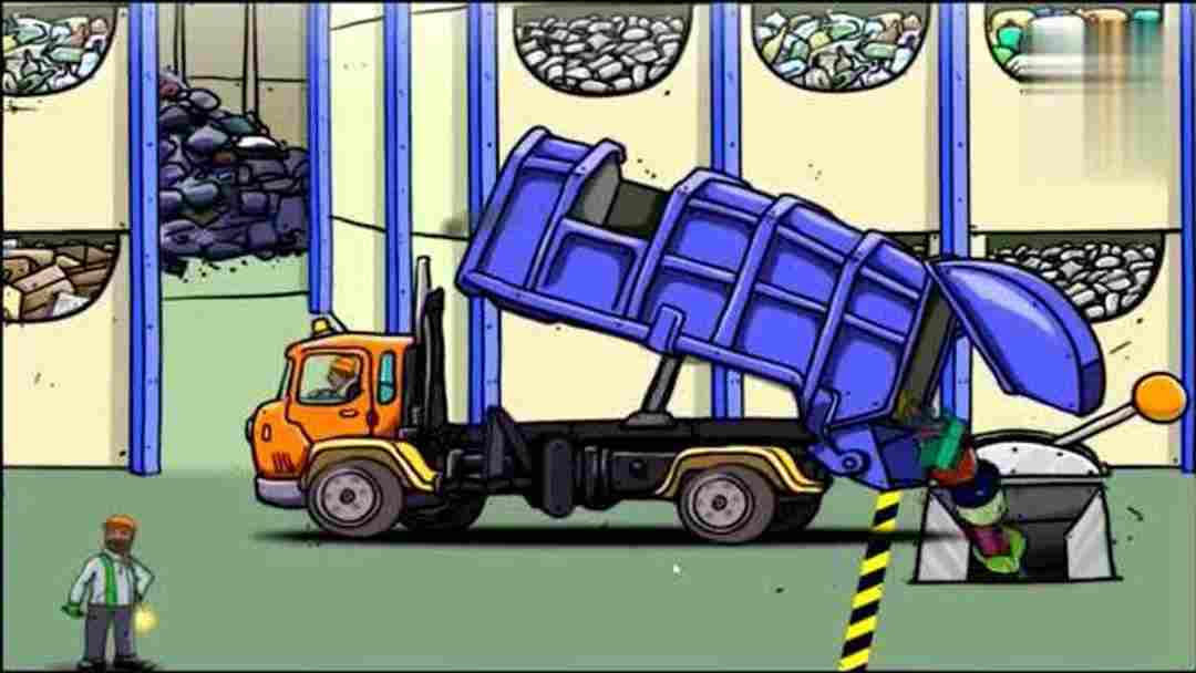 垃圾回收处理常识认识垃圾清理车垃圾分类儿童益智游戏