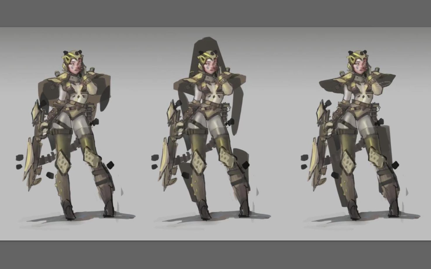 【PS】个性化角色概念设计绘画全流程教程(中英双字)