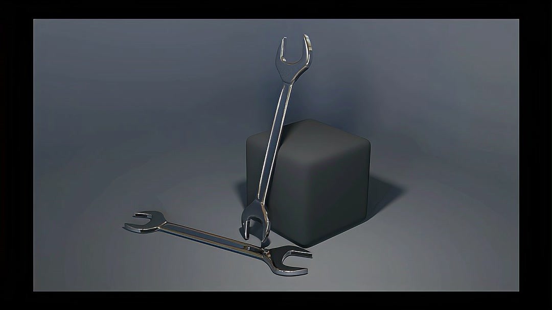 blender,30分钟,0基础就可以做一个扳手,3D建模0基础教程