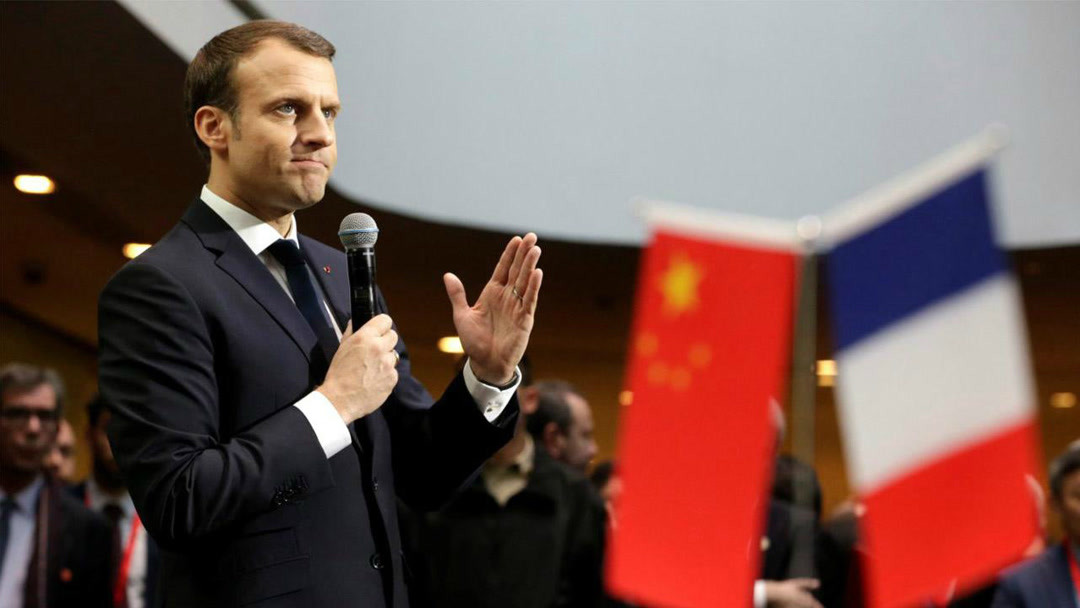 法国总统访华真是为了薅中国羊毛?原来两国背后还有这样的交易!