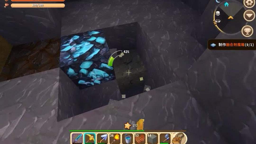 迷你世界生存,钻石大丰收啊?有窍门吗?嗡嗡侠