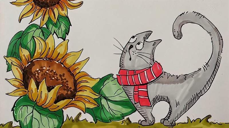 新的一周又开始啦,离周末还有五天,小画家们有没有很开心