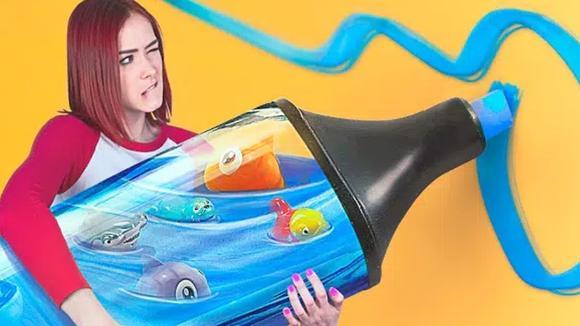 DIY,手工制作6款巨型文具用品,这手艺没谁了!