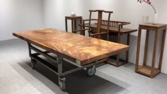 欢迎您欣赏和关注精品南美胡桃木实木大板 全方 229.5*95*6