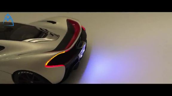 迈凯轮P1 1:18压铸LED照明模型车