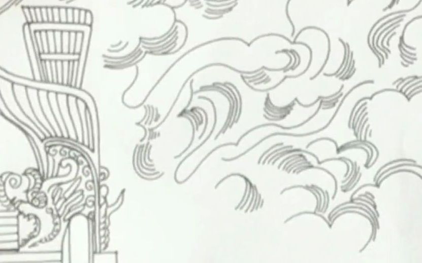 手绘 画画 古典建筑之美 建筑设计手绘