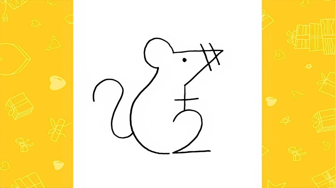 教你用数字画小老鼠,快来和小志老师一起画吧!