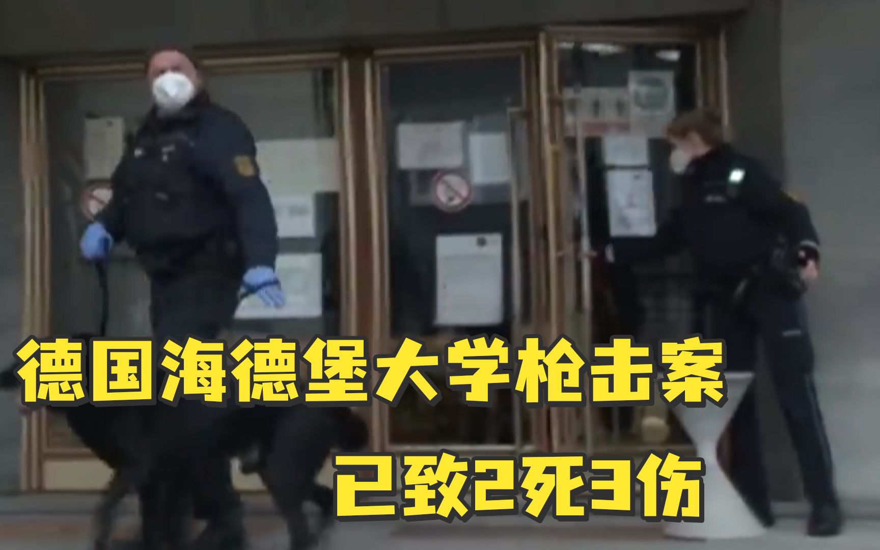 德国海德堡大学枪击案已致2死3伤:凶手自杀身亡,包里还有100多发子弹