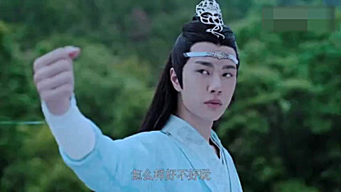 陈情令:魏无羡画符咒,把他和蓝忘机绑一块,太可爱了!