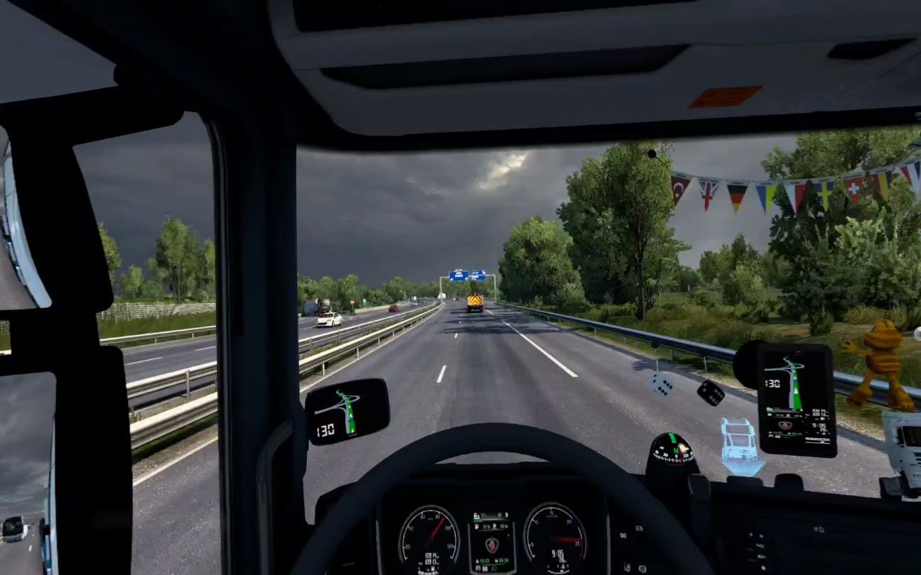 【VR欧卡2】前不着村后不着店,疲劳驾驶害人不浅