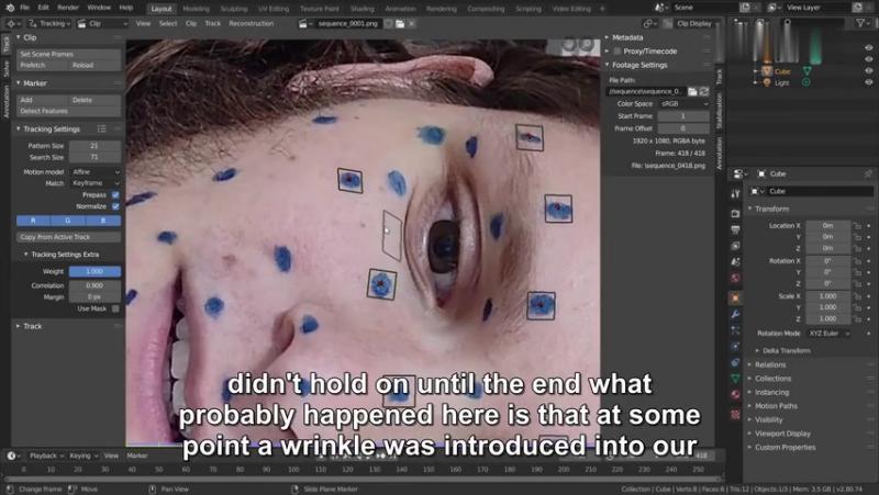 Blender 2.8面部动作捕捉教程