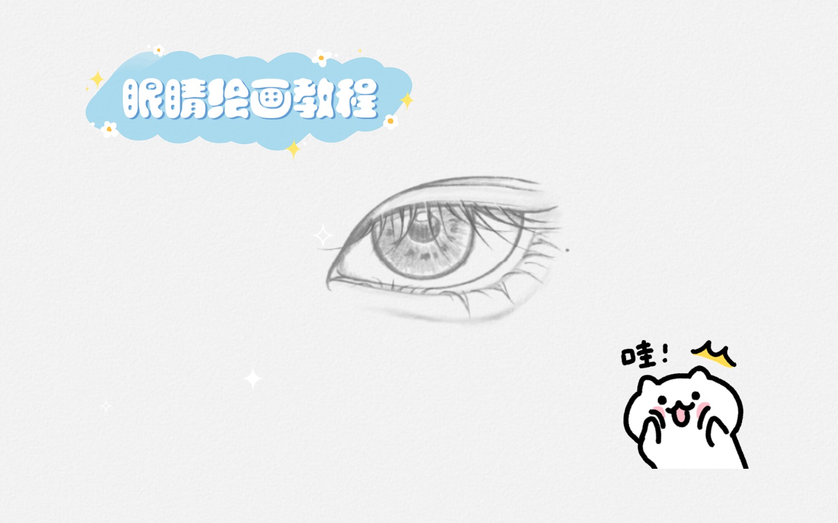 [procreate]眼睛绘画教程视频