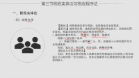 ...税务师考试 税法1 第10讲 第一章税法基本原理 第三节 税收法律关系 ...