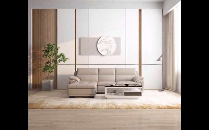 室内沙发生长动画——当时就给了个沙发模型和场景图 照着场景图...