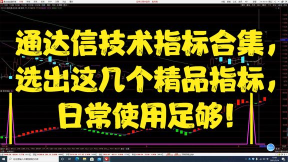 通达信技术指标合集,选出这几个精品指标,日常使用足够!