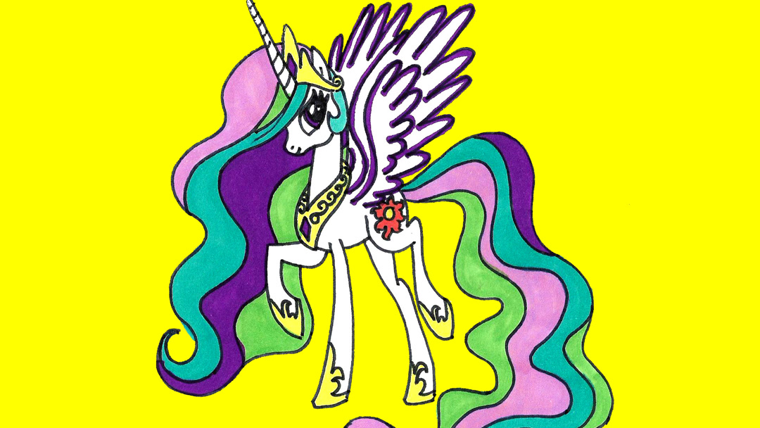 绘本故事 跟我画美丽的宇宙公主