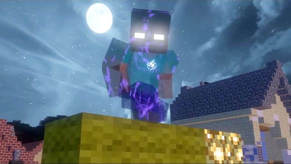 我的世界:小白和他的安德兄弟全集!超级有爱的动画!