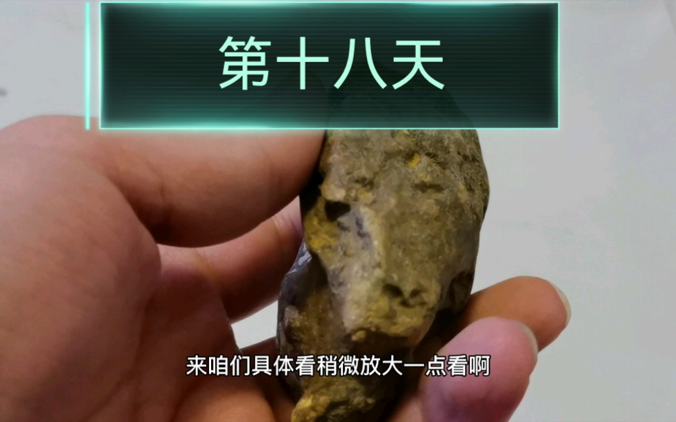 第十八天挑战公斤料切出冰种翡翠