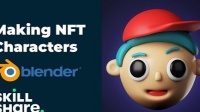 【中文字幕】Blender NFT角色实例制作训练视频教程 RRCG
