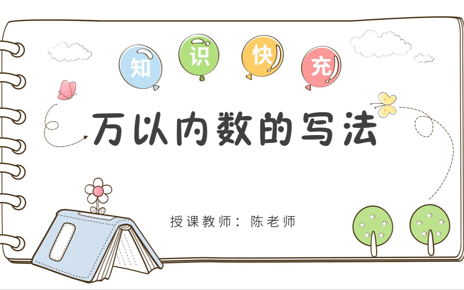【知识快充】二年级下册第七单元:万以内数的写法