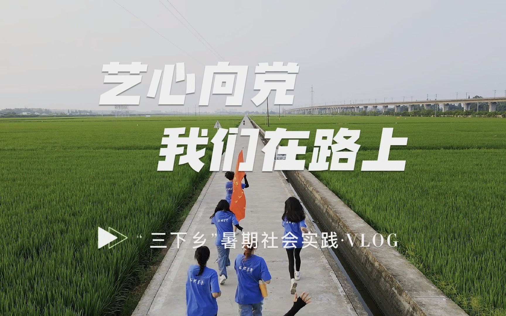 ...美景,党徽照耀艺风帆”社会实践团队——三下乡暑期社会实践成果展示