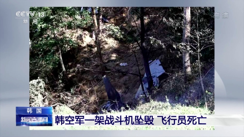 [新闻直播间]韩国 韩空军一架战斗机坠毁 飞行员死亡