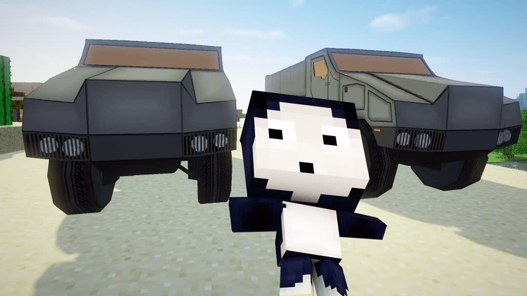 皮卡解说我的世界国庆闹翻天ep4:装甲车托运美少女 创造我的世界