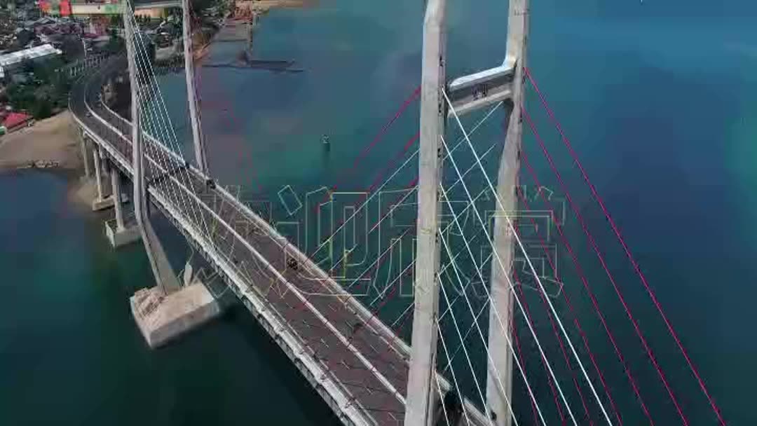 航拍印度尼西亚安汶城市宣传片(4623)1080P