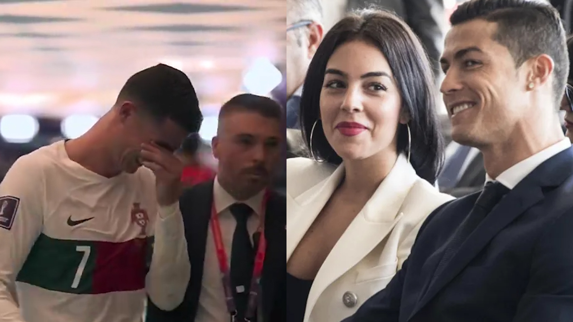 C罗哭泣离场球迷求合影,女友炮轰葡萄牙主帅:为啥让C罗当替补