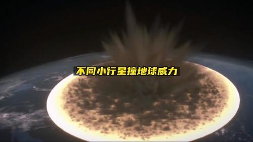 分别小行星撞地球产生的威力有多大?#科普#小行星撞地球 #小行星
