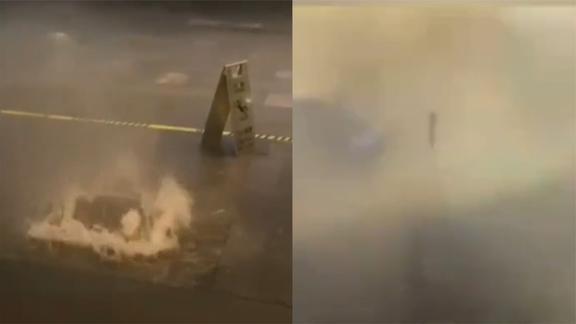 杭州深夜突遭暴雨侵袭,大量井盖返水车库被淹,秒变第二个郑州