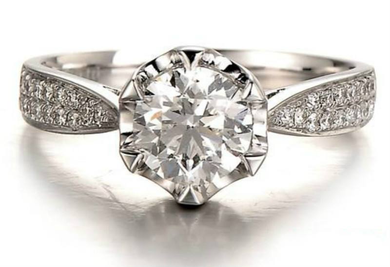 珠宝手绘系列之-钻石戒指