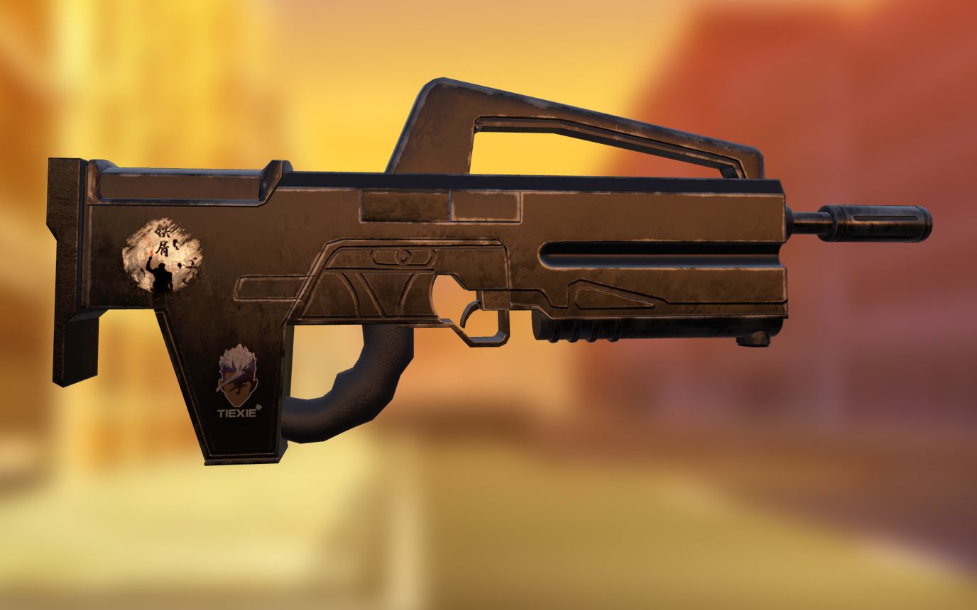 【次世代建模】火星高级黑色步枪及BB素材,附使用例