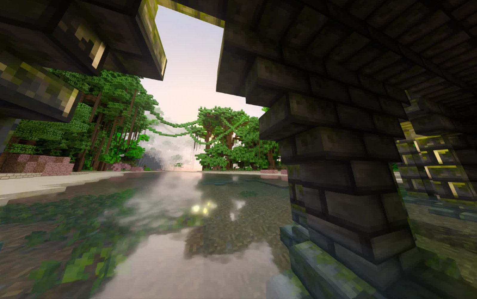 【我的世界】MINECRAFT基岩版 部分RTX地图美景剪辑 | 感谢有MC的...