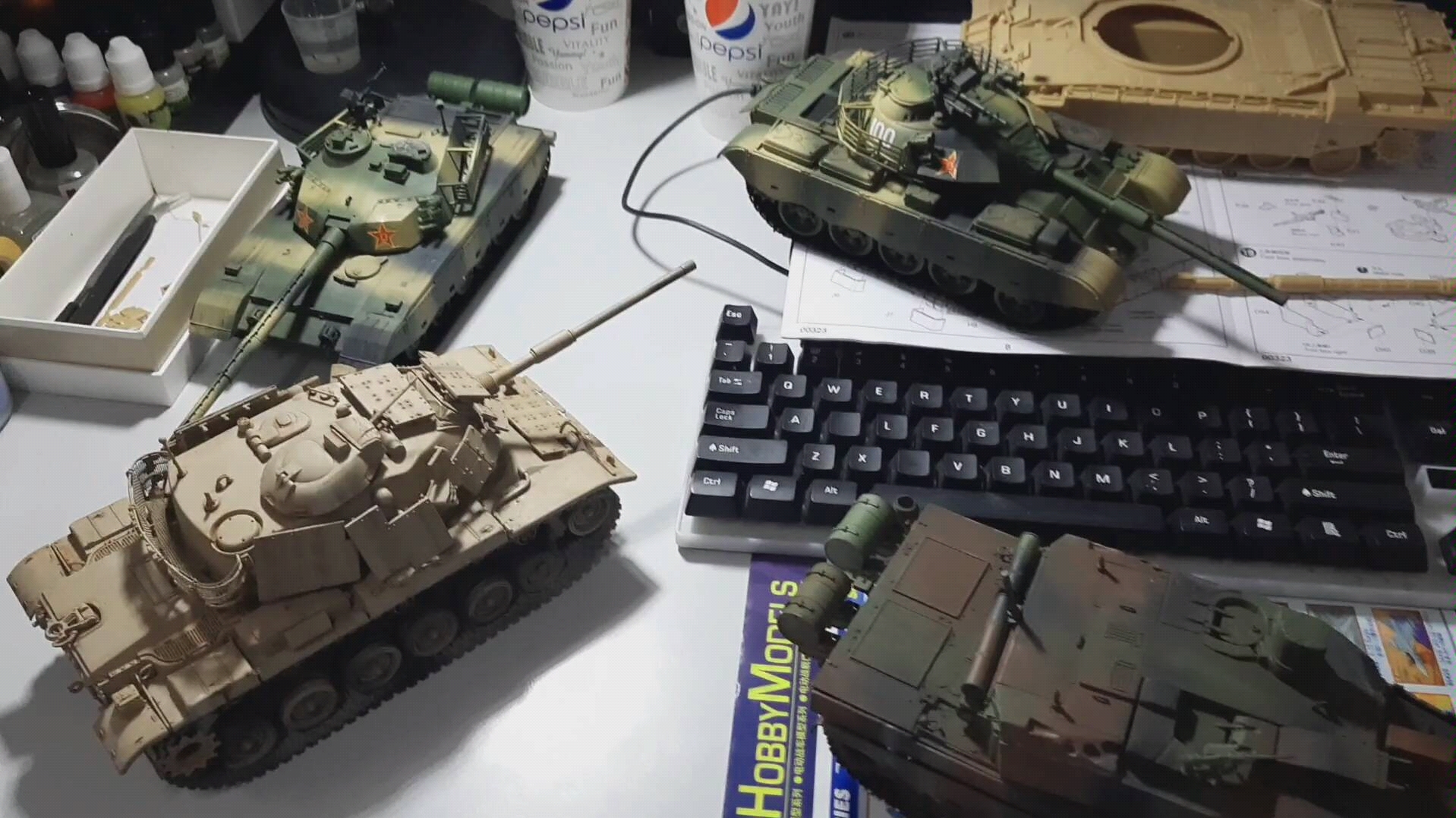 小号手静态模型,记录