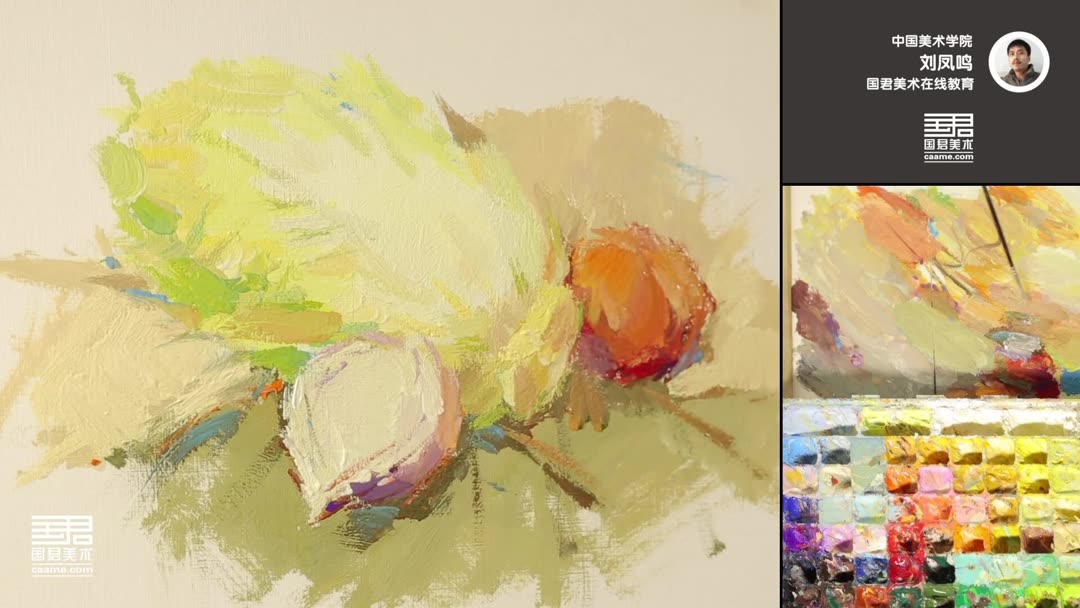 色彩静物_性格色彩分析_春天的图画