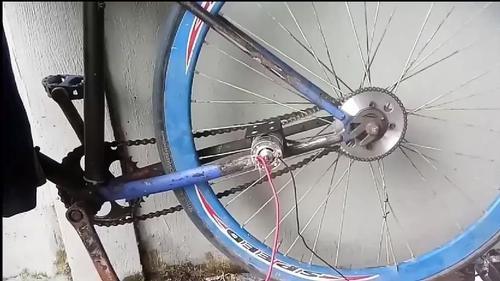 不到100块,把自行车改装成电动助力车,省力又适用#手工diy