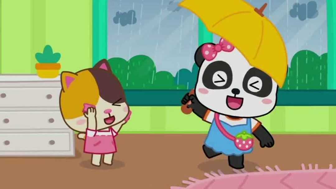 宝宝巴士动画解说:下雨天要注意安全