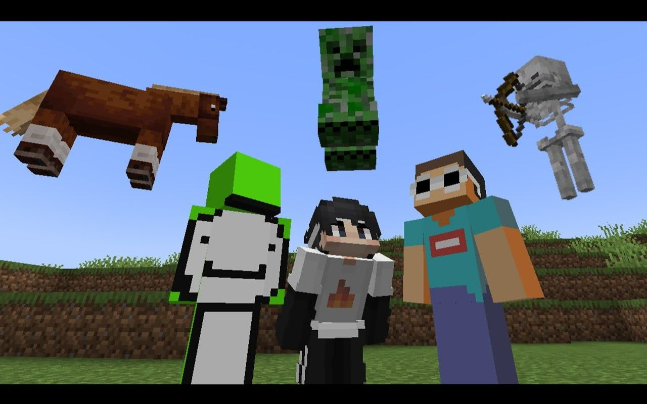 【Minecraft Dream】我的世界,但是所有生物都会飞(中文字幕)