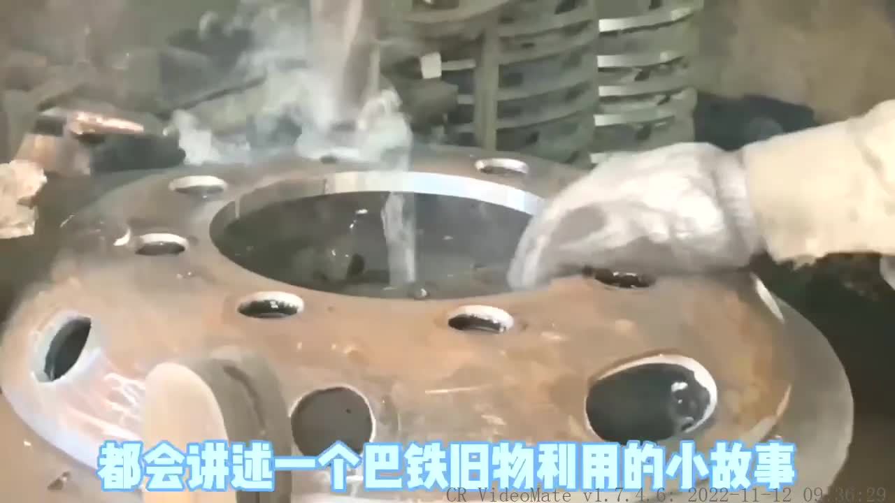 巴铁网红是如何修复汽车轮毂,废物利用,转手卖大价钱变富商