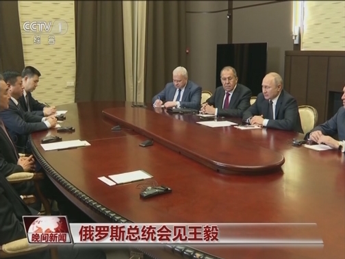 [视频]俄罗斯总统会见王毅