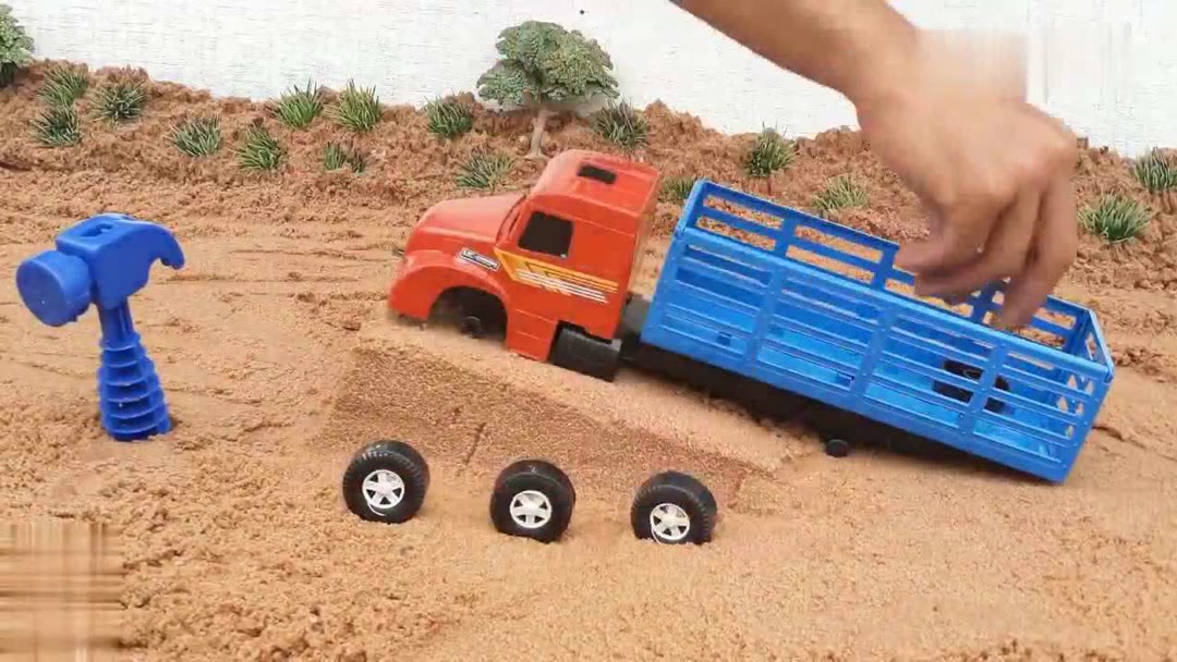 模型玩具大卡车运输拼装小卡车