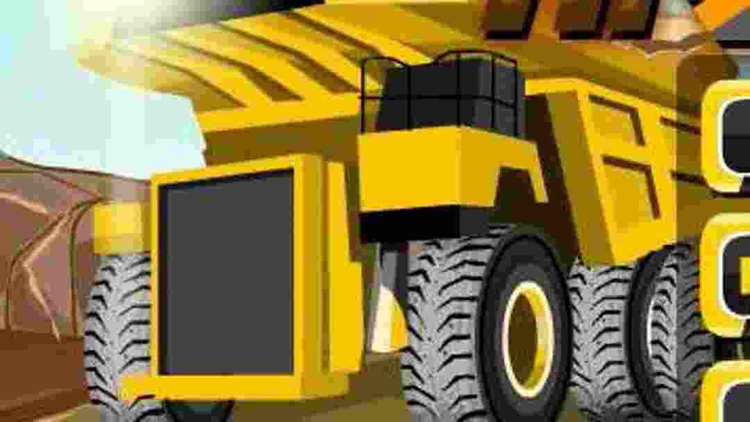 飞驰的卡车运送金块 属于偷盗行为 巨型运矿卡车游戏