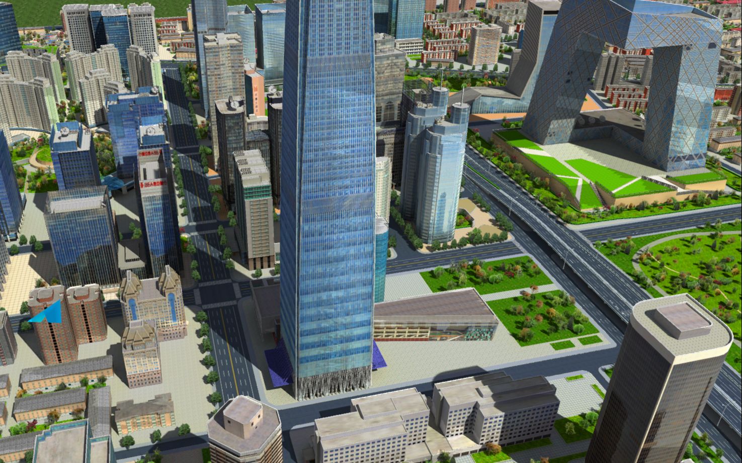 一架纸飞机的北京之旅——SuperMap 三维场景