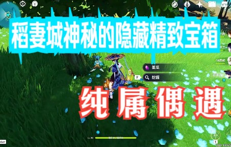 稻妻城神秘的隐藏精致宝箱,纯属偶遇!